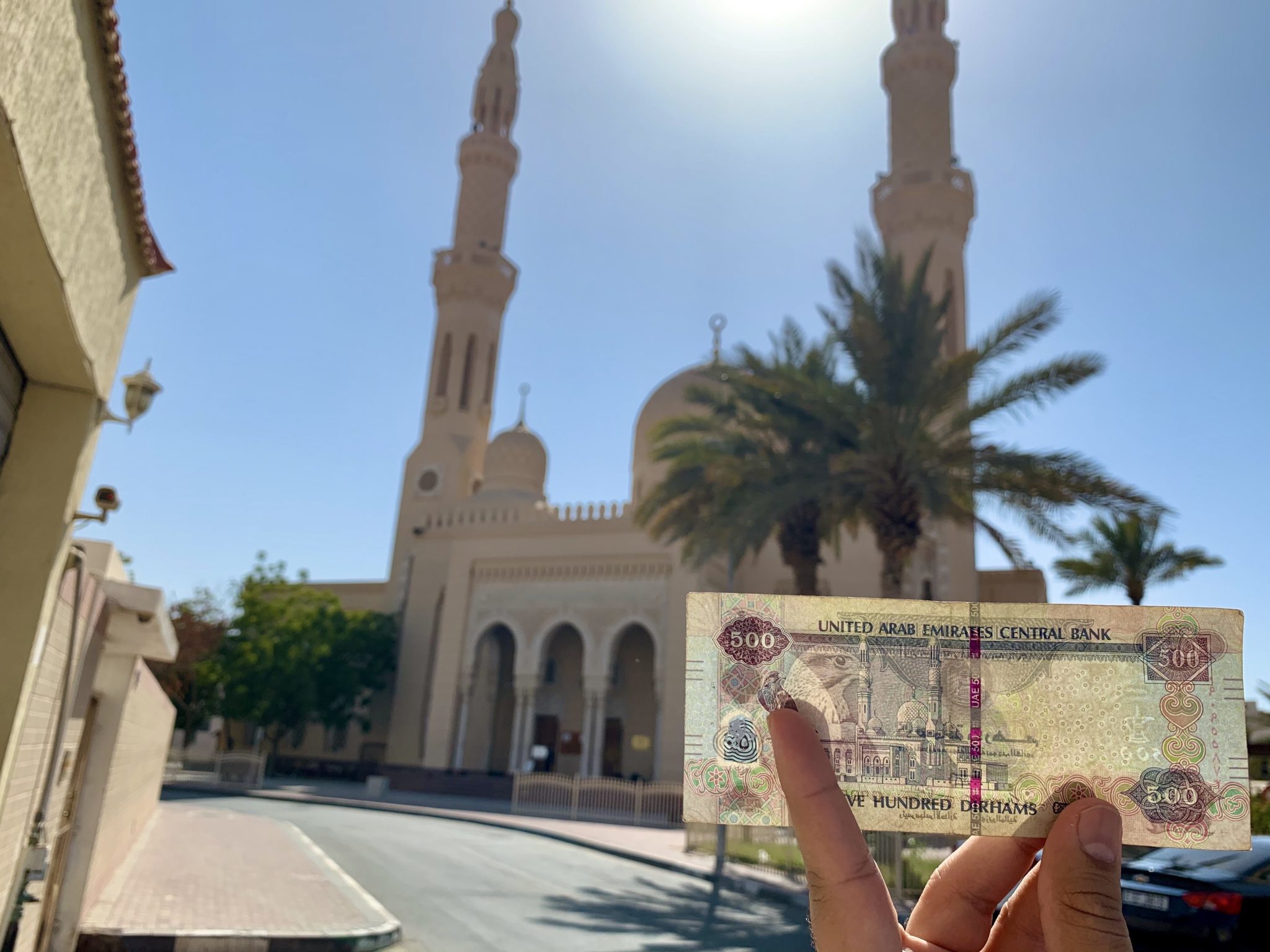 500 Dirham Note & Jumeirah Mosque – The Currency Project